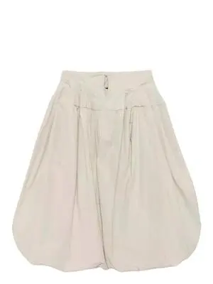 Toga Shrink Twill Skirt - Neutrals