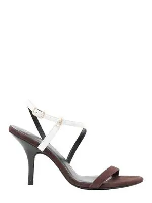 Patrizia Pepe 90mm Leather Sandals - Brown
