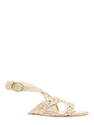 STUART WEITZMAN Thea Sandals - Gold