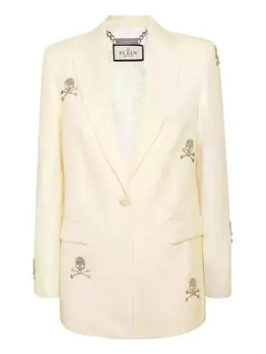 PHILIPP PLEIN Philipp Plein Skull Strass Blazer