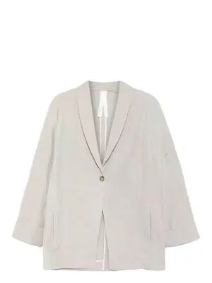 LAUREN MANOOGIAN Textured Blazer - Neutrals