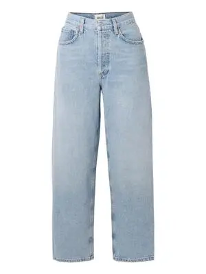 AGOLDE Henson Mid-rise Straight-leg Jeans - Blue