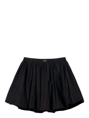 TWINSET Cotton-blend Mini Skirt - Black