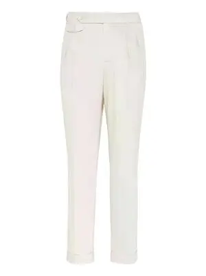 Brunello Cucinelli Pleated Trousers Neutrals
