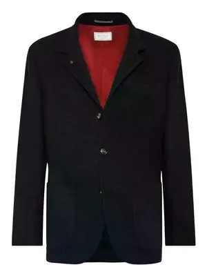 Brunello Cucinelli Cashmere Blazer - Black