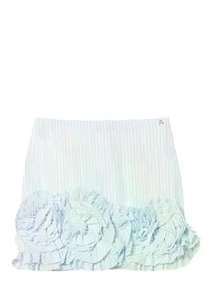 TWINSET Ruffle-detail Miniskirt - Blue