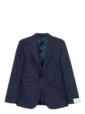 CARUSO Checked Blazer