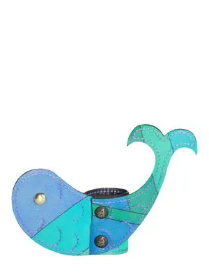 Emilio Pucci Iride-print Whale-shaped Luggage Tag - Green