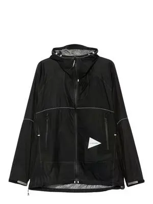 AND WANDER 3l Ul Rain Jacket - Black