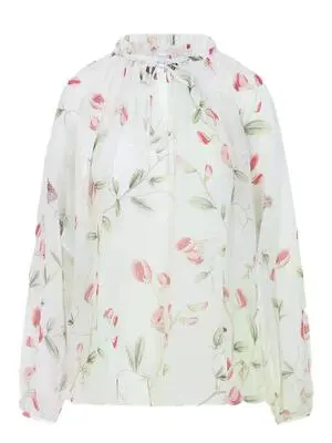 Giambattista Valli Floral-print Blouse - White