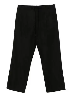 Andrea Ya'aqov Drawstring Trousers - Black