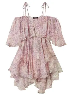 TWINSET Mini Ruffled Dress - Pink