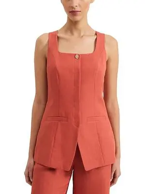 PHASE EIGHT Lottie Square Neck Waistcoat