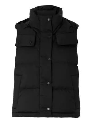 Lululemon Wunder Puff Quilted Softmatte Hooded Down Vest - Black
