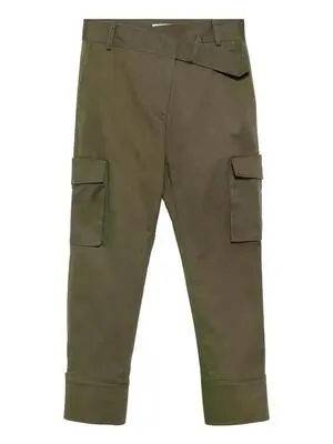 Monse Slanted Waistband Cargo Pants - Green