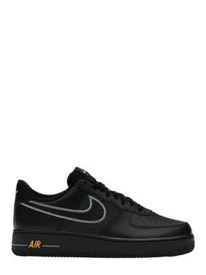 Nike Air Force 1 Low Sneakers Black/laser Orange/metallic Silver