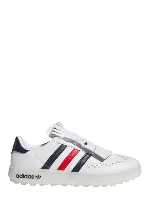 Adidas Coursecup Spikeless Golf Sneakers - Cloud White/night Indigo/better Scarelet Red