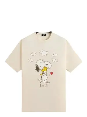 Kith X Peanuts Snoopy 'just Us' Tee - Sandrift