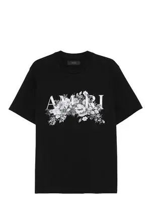 Amiri Garden Tee Shirt - Black