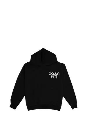 THE WEEKND Dawn Fm Head Hoodie - Black