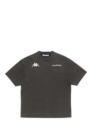 Acne Studios X Kappa Short Sleeve Logo T-shirt - Black