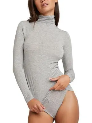 NEGATIVE UNDERWEAR Whipped Turtleneck - Heather Grey