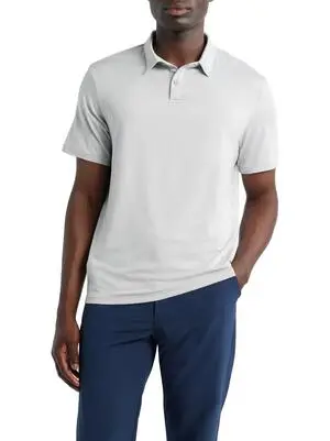 Zella Dynamic Train Polo - Grey Fog Heather