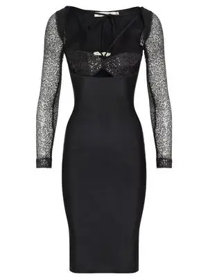 LETHICIA BRONSTEIN Bourbon Midi Dress - Black