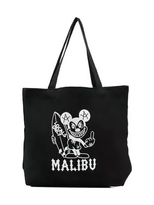 LOCAL AUTHORITY LA Graphic-print Tote Bag - Black