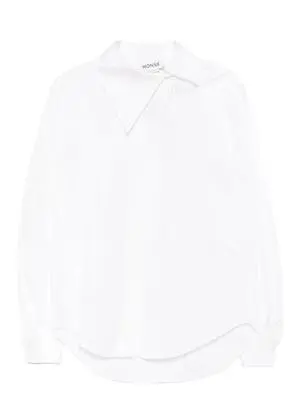 Monse Asymmetrical Collar Shirt - Neutrals