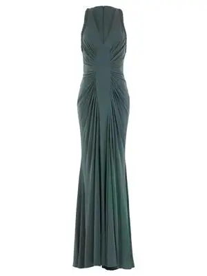 Elie Saab Draped Gown - Blue