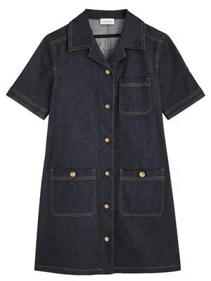 Moncler Shirt Dress - Denim