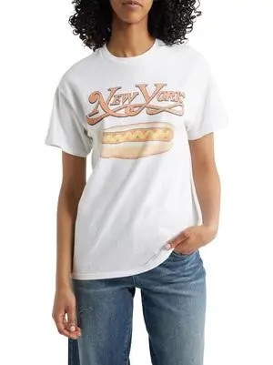 Junk Food Graphic T-shirt - White