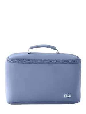 KUSSHI Train Case - Pearl Blue/sand Pink