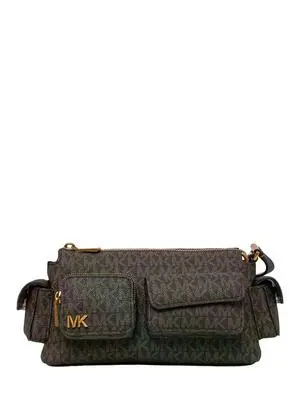 Michael Kors Dakota Logo-print Crossbody Bag - Brown