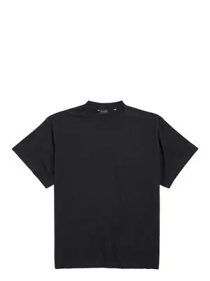 Balenciaga Security Tape Logo T-shirt Oversized - Black