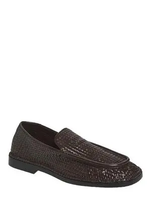 Bottega Veneta Intrecciato Leather Loafer - 2113 Fondant