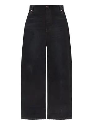Balenciaga Large Baggy Jeans - Black