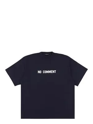 Balenciaga Rib Triangle T-shirt 'marinewhite - Blue