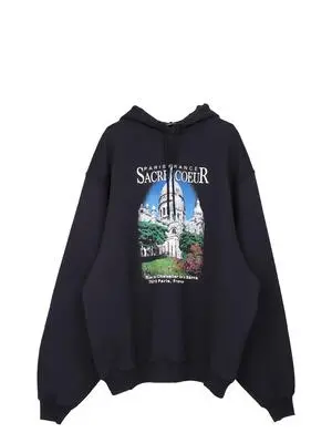 Balenciaga Sport Hoodie - Black