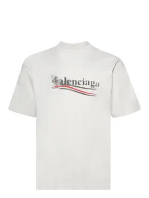 Balenciaga Political Stencil T-shirt 'ecru/black - White