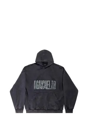 Balenciaga Large Fit Hoodie - Black