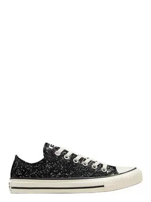 CONVERSE Chuck Taylor All Star Low Glitter Sneakers - Black