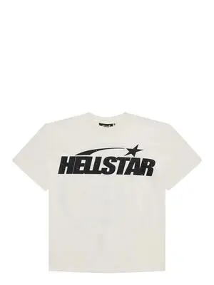 HELLSTAR Classic T-shirt Gel Print 'white/black - Cream