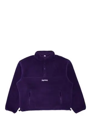 Supreme Polartec Shearling Reversible Pullover - Purple