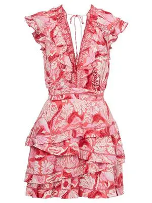 Poupette St Barth Carol Floral Minidress - Multicoloured