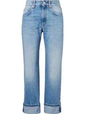 Brunello Cucinelli Low-rise Straight Jeans - Blue