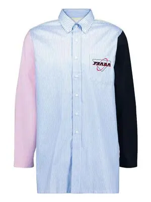 Prada Colorblocked Striped Shirt - Multicoloured