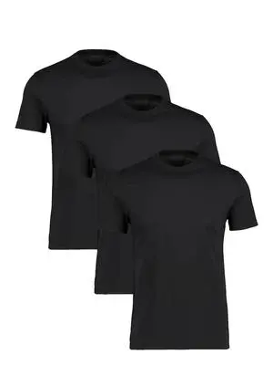 Prada Cotton Jersey T-shirt Three-pack - Black