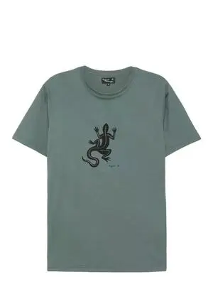 AGNÈS B. Lizard Printed T-shirt - Green